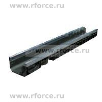 Лоток водоотводный PolyMAX Basic пластиковый усиленный 8017 (1000x145x80)